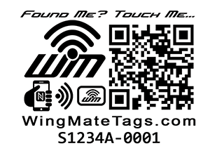 Wingmate Tags - Affordable Smart NFC Enabled Luggage Tags